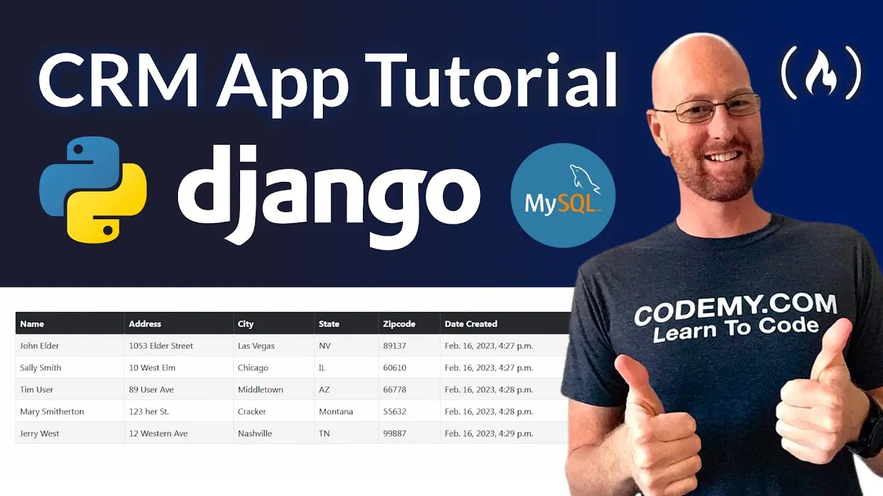 Build A CRM App With Django Python And MySQL