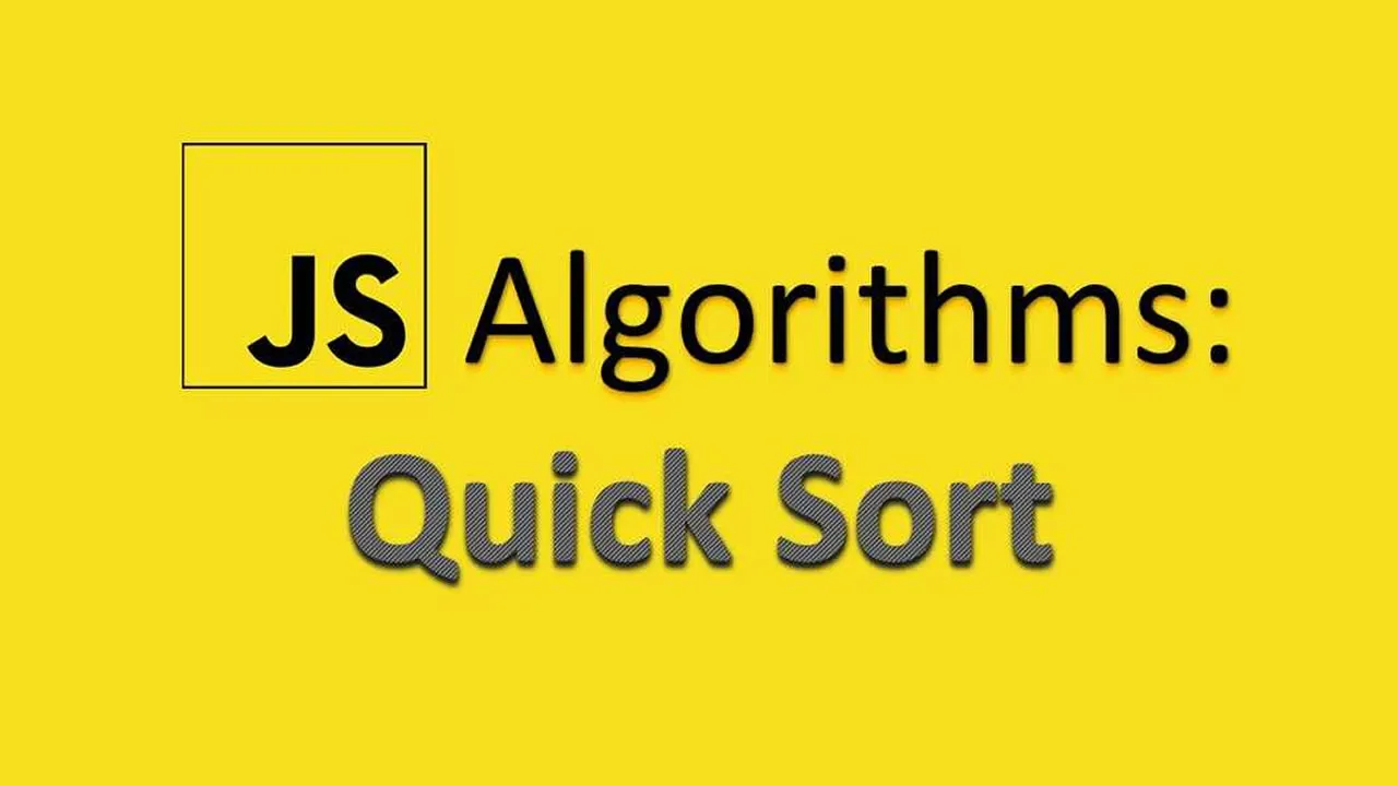 Quick Sort Algorithm In JavaScript