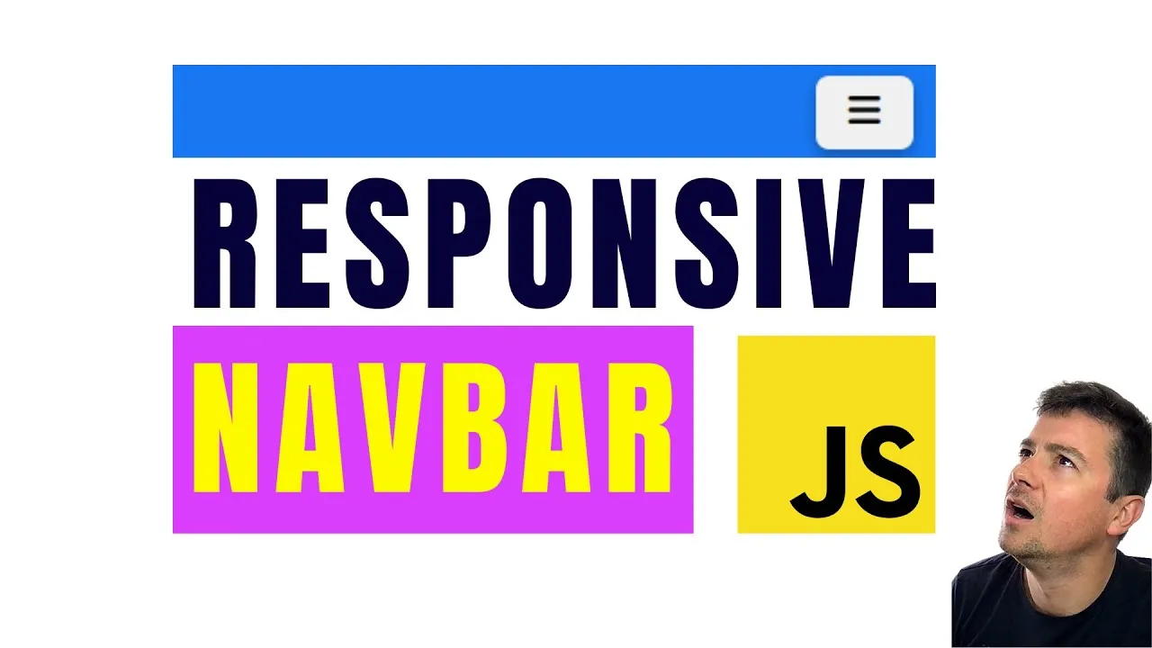 Create A Responsive Navbar With Html Css And Javascript