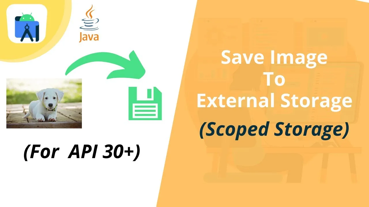 How To Save Image External Storage In Android 11 Using Java