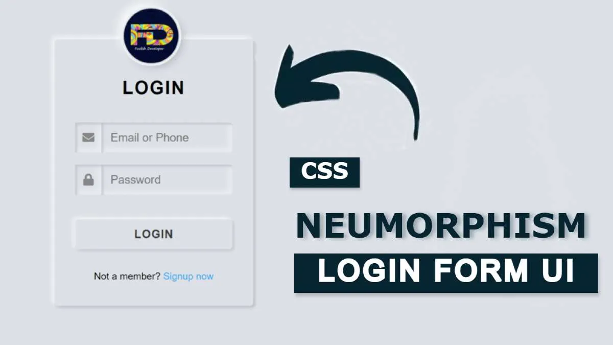 Neumorphism Login Form UI Design using HTML & CSS Neumorphism Login Form UI Design using HTML & CSS