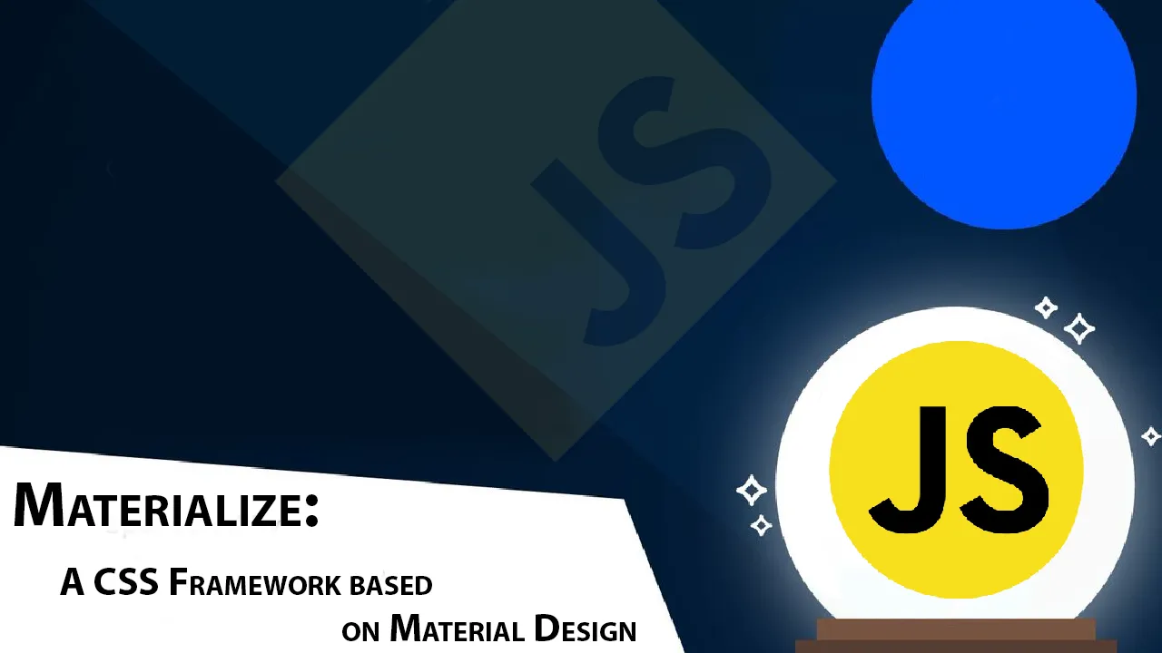 Materialize A Css Framework Based On Material Design
