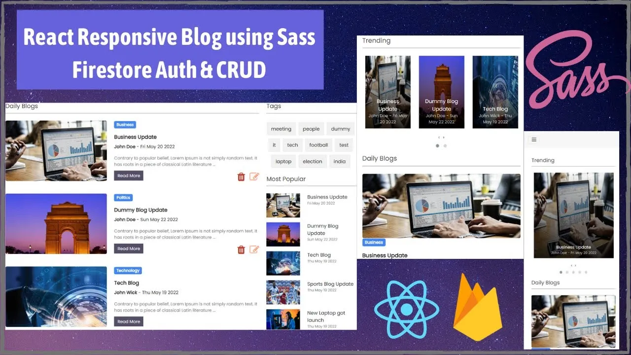 How To Build And Deploy Responsive Blog In React Using Firestore