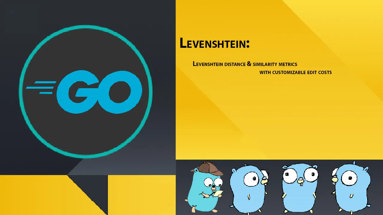 Levenshtein Distance & Similarity Metrics with Customizable Edit Costs Levenshtein Distance & Similarity Metrics with Customizable Edit Costs