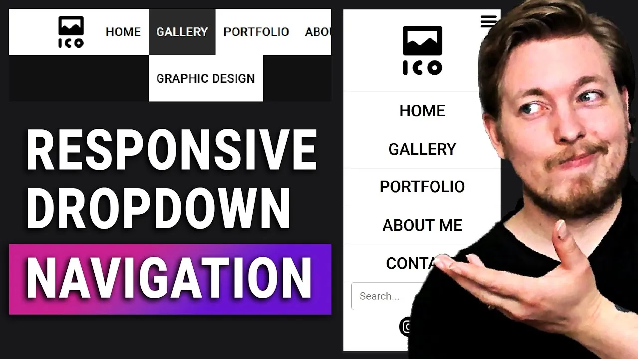 Responsive Dropdown Navigation with HTML & CSS Responsive Dropdown Navigation with HTML & CSS