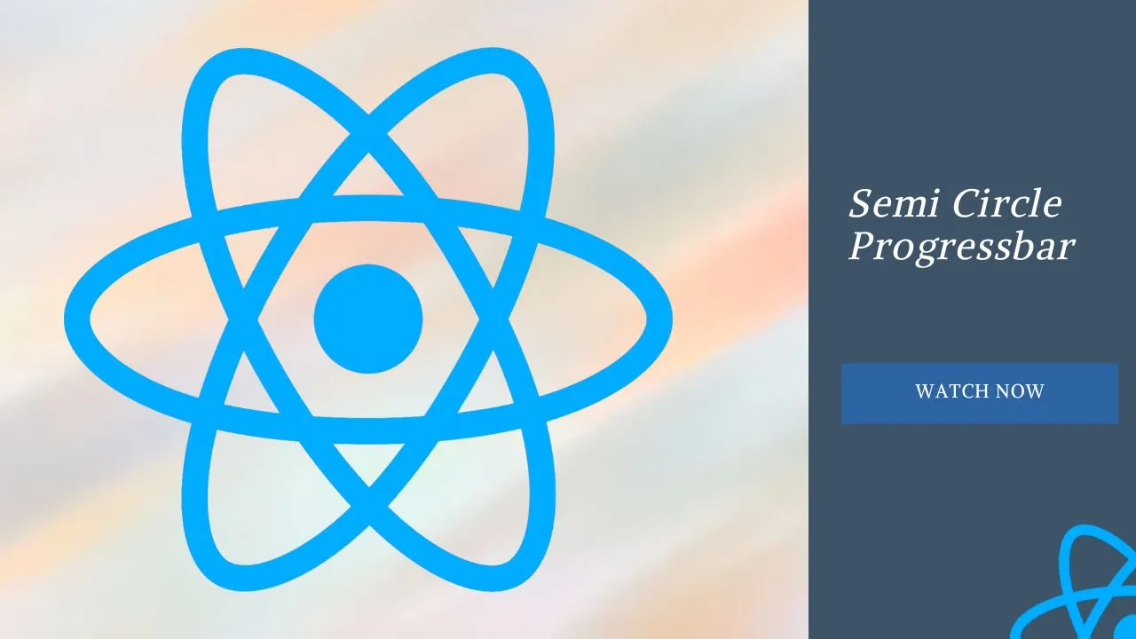 Semi Circle Progress Bar for React Native Semi Circle Progress Bar for React Native