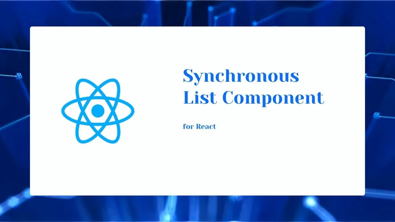 Synchronous List Component For React Render React Lists Without Call