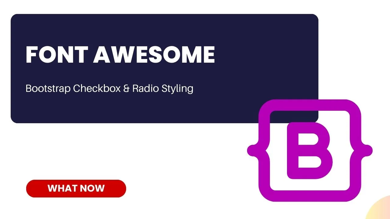 Font Awesome Bootstrap Checkbox & Radio Styling Font Awesome Bootstrap Checkbox & Radio Styling