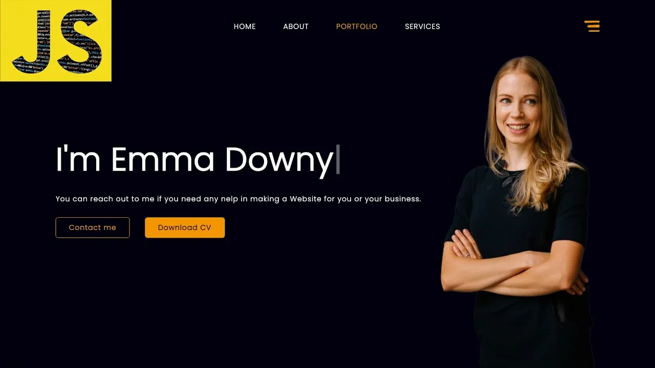 Create An Auto Typing Text Effect For Your Website With Html Css Js