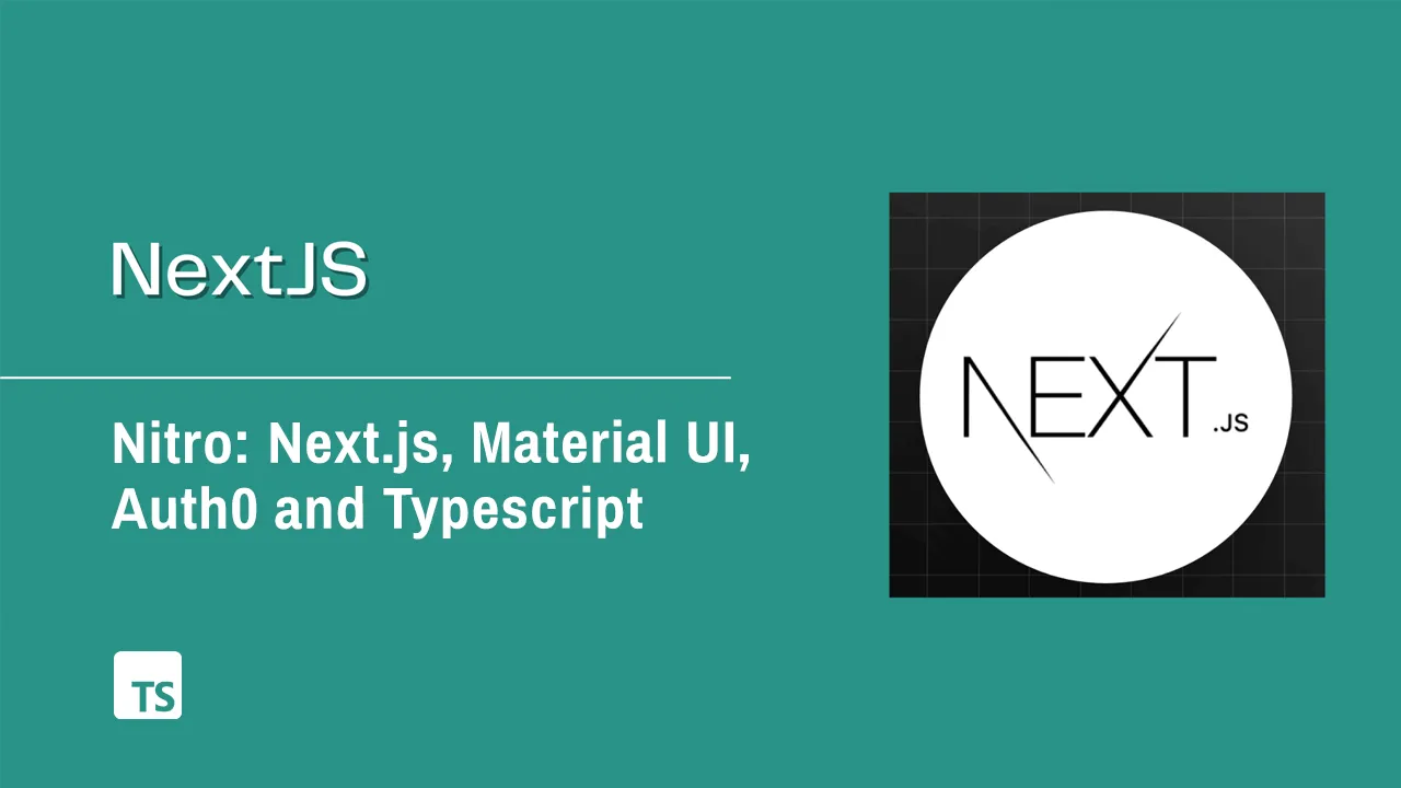 Nitro A Nextjs Pwa Example With Material Ui Typescript And Auth0