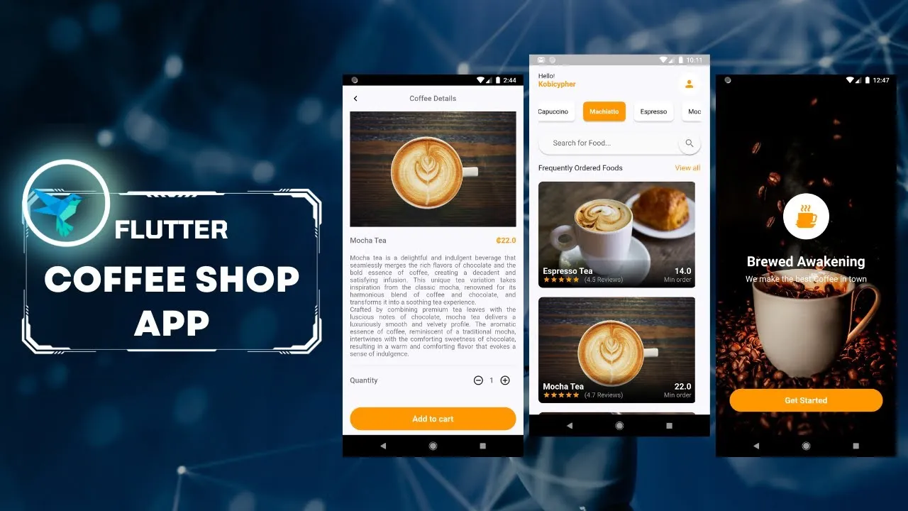 Flutter Coffee Shop App UI Design Tutorial Flutter Coffee Shop App UI Design Tutorial