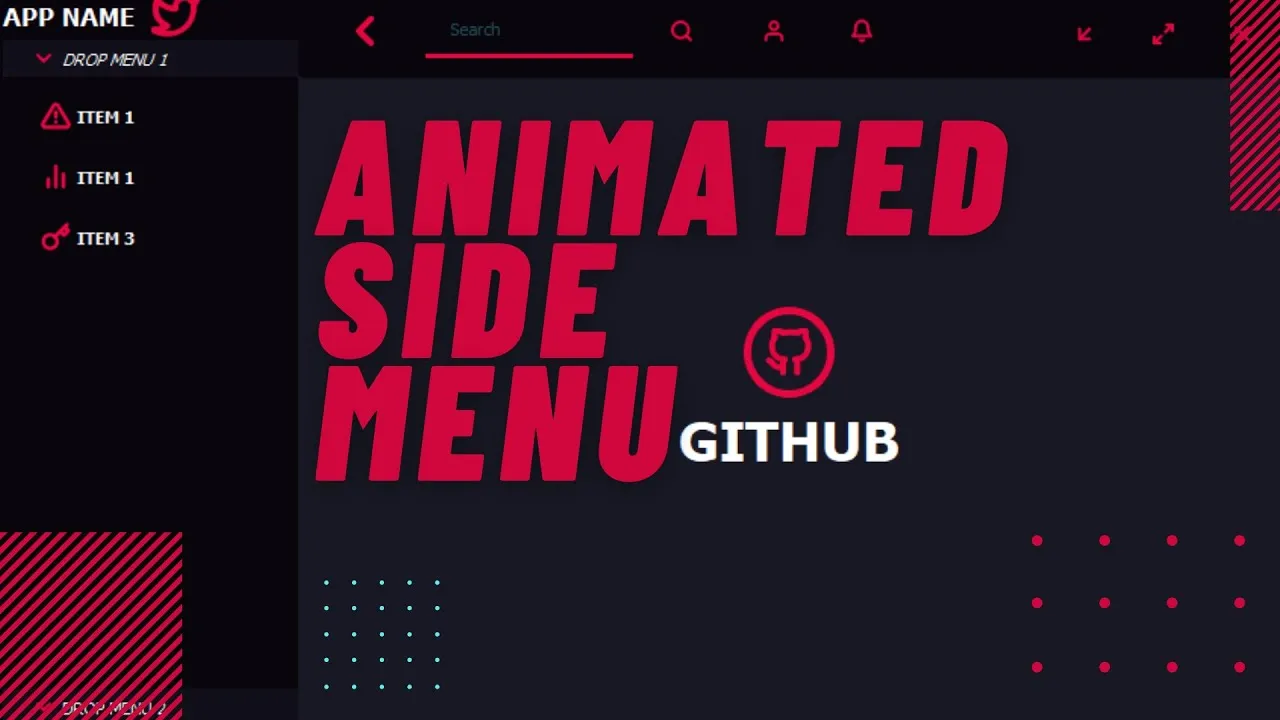 Python GUI Animated Side Menu Python GUI Animated Side Menu