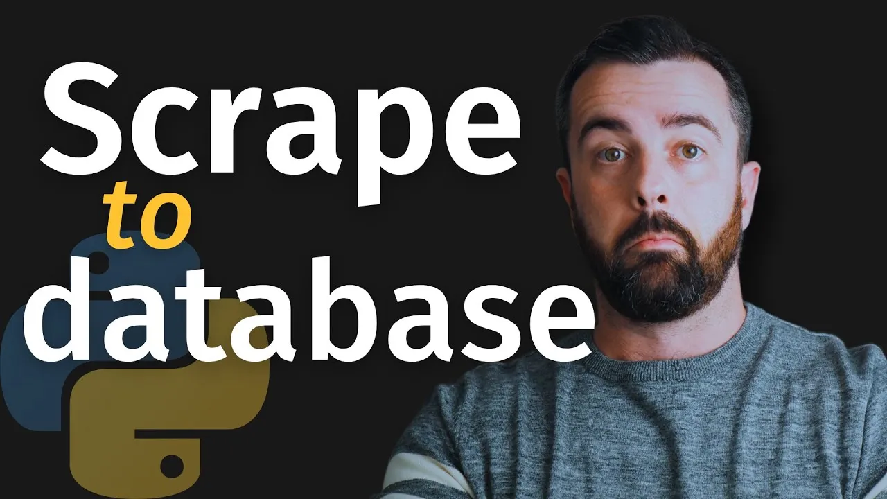 Boost Your Python Scraper: Master Database Integration (Full Code!) Boost Your Python Scraper: Master Database Integration (Full Code!)