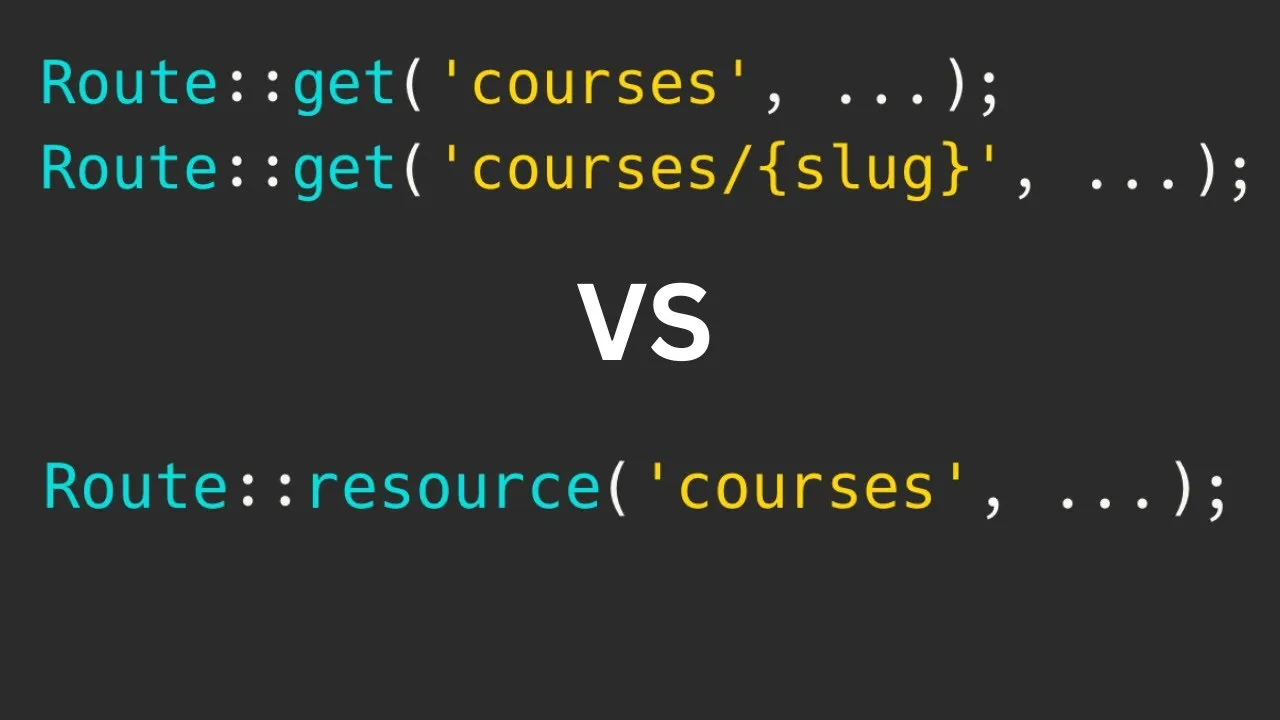 Laravel Resource Vs Single Get Routes Which One To Use