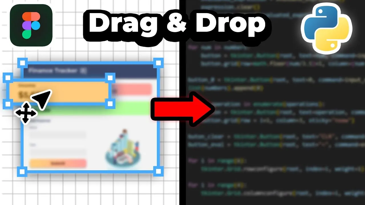 Drag And Drop Editor To Make Tkinter Python Gui Applications