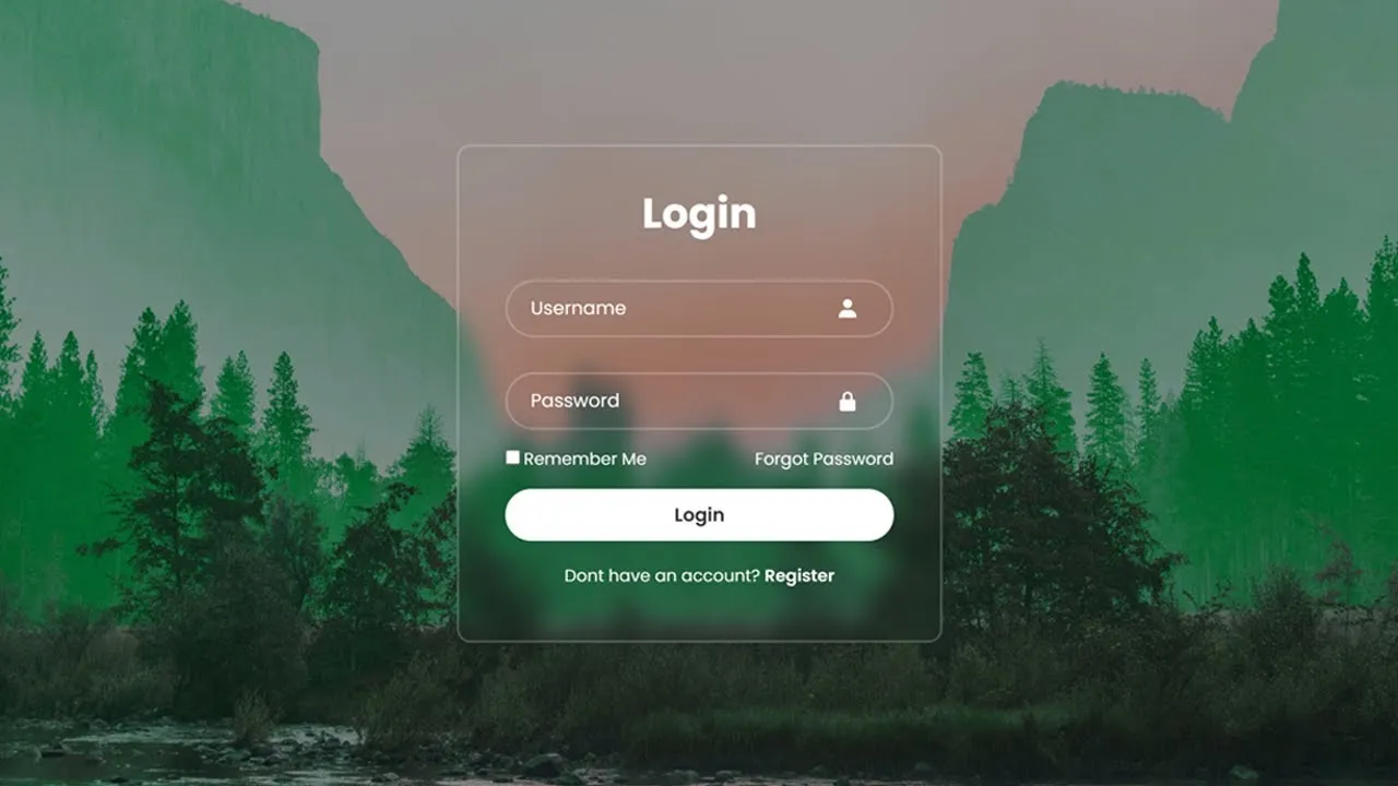 Create A Stylish Login Form Using Html And Css With Source Code