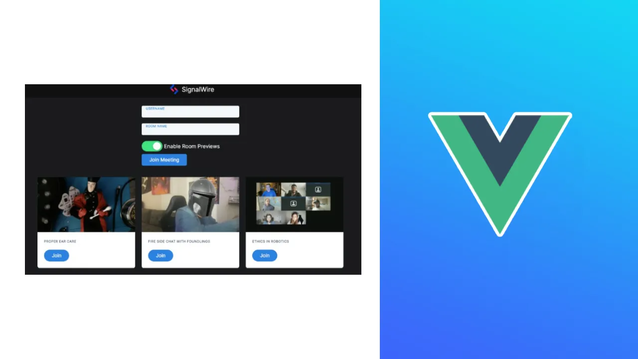 Signalwire Video Vuejs An Example Video Conferencing App Built In Vue 9719
