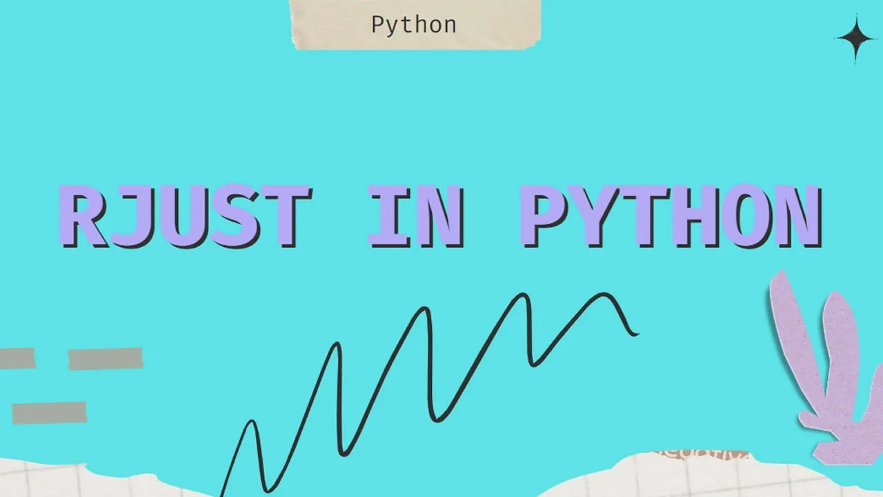 Python String rjust() Method - Explained with Examples Python String rjust() Method - Explained with Examples