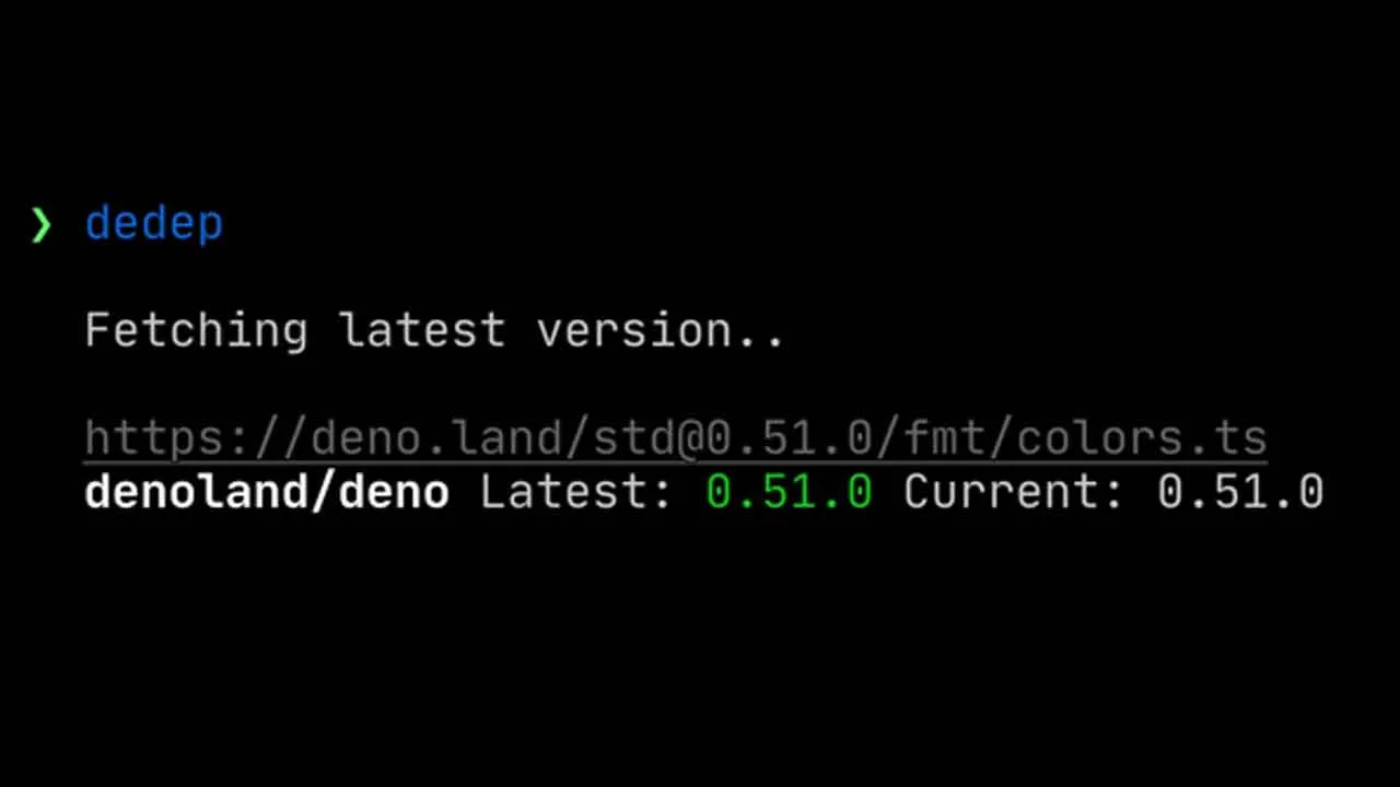 Manage Dependency Versions for Deno Manage Dependency Versions for Deno
