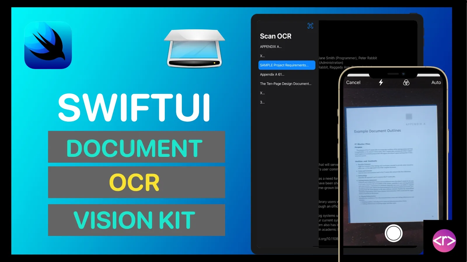 Swiftui Build Document Ocr App Using Visionkit And Vision Framework Swift Ui 20