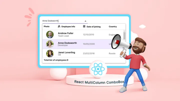Introducing the New React MultiColumn ComboBox Introducing the New React MultiColumn ComboBox