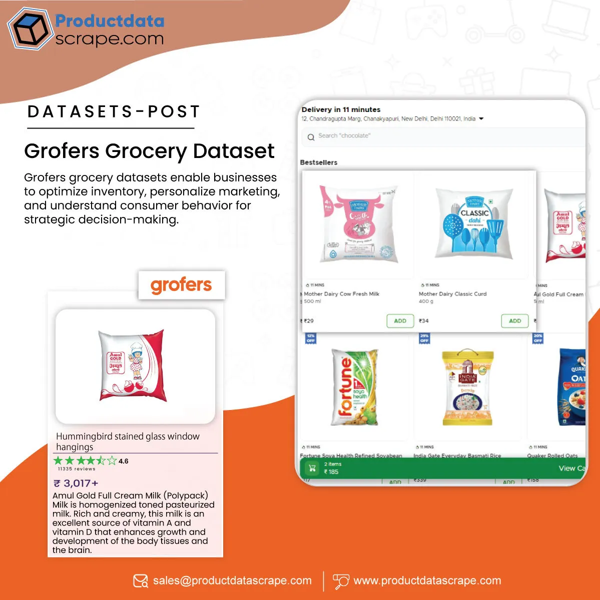 Grofers Grocery Dataset